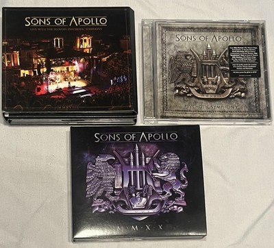 Sons of Apollo CD Lot of 3 - MMXX / MMXVIII (Live) / Psychotic Symphony ...