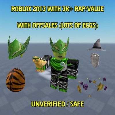 Roblox 2013 3k+ RAP / VALUE WITH OFFSALES | SAFE | eBay