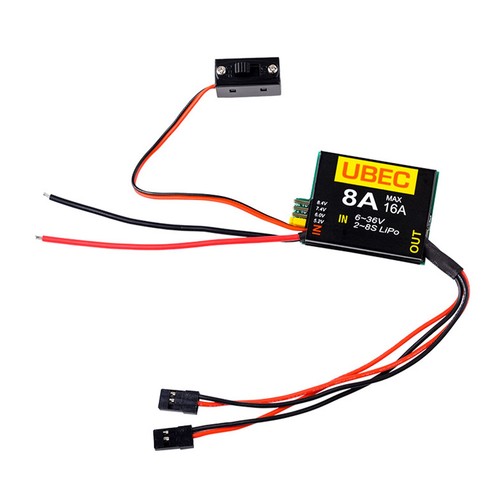 UBEC-8A 6V-36V 2-8s LiPo Independent power supply module For FPV ...