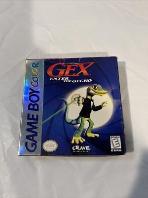 Gex: Enter the Gecko for Nintendo GameBoy Color Complete In Box CIB ...