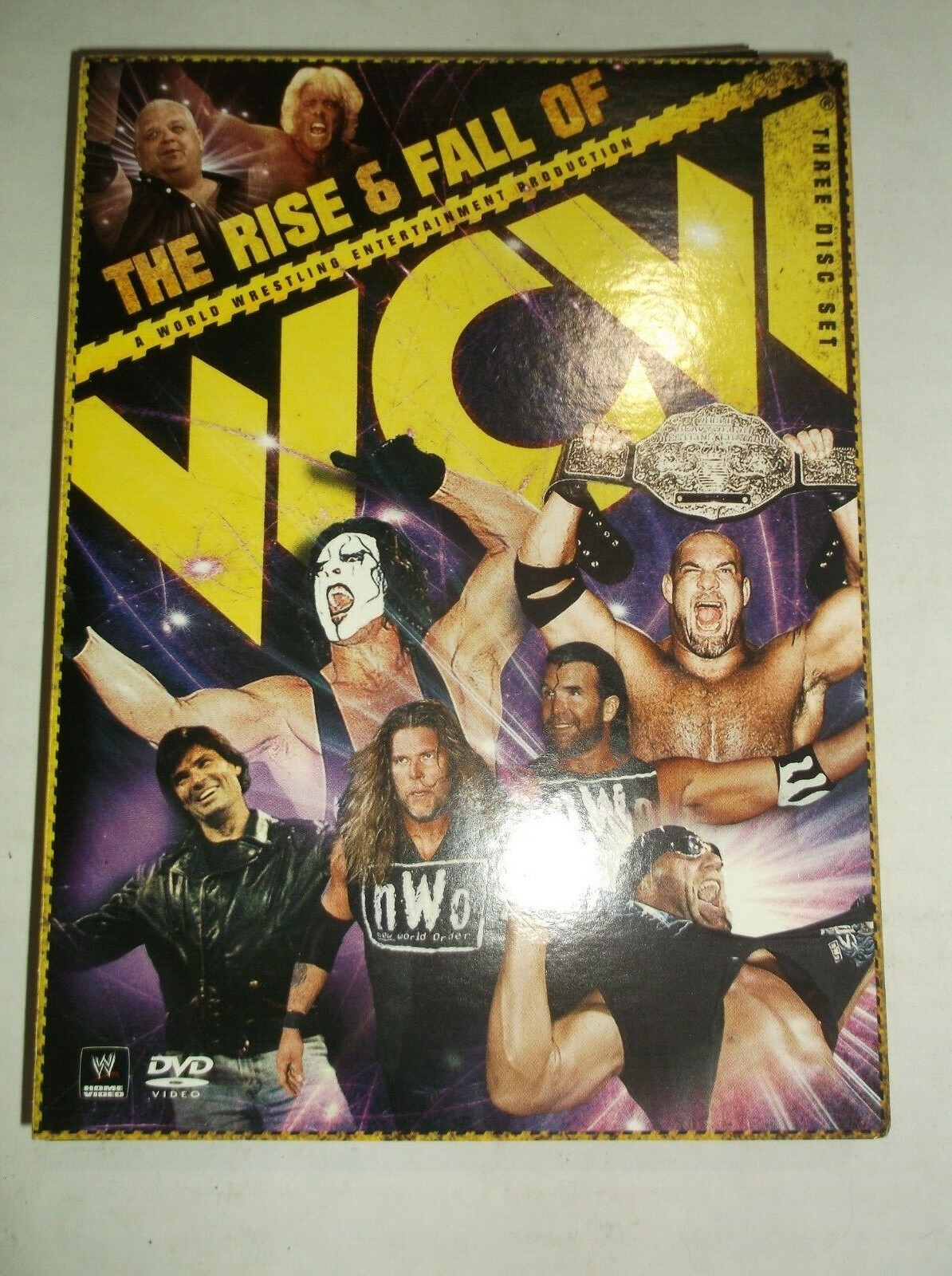 WWE - The Rise and Fall of WCW (DVD, 2009, 3-Disc Set) Wrestling, Ric ...