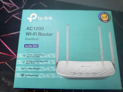 TP-Link Archer 54 AC1200 Ethernet Dual Band Wireless Router - White ...