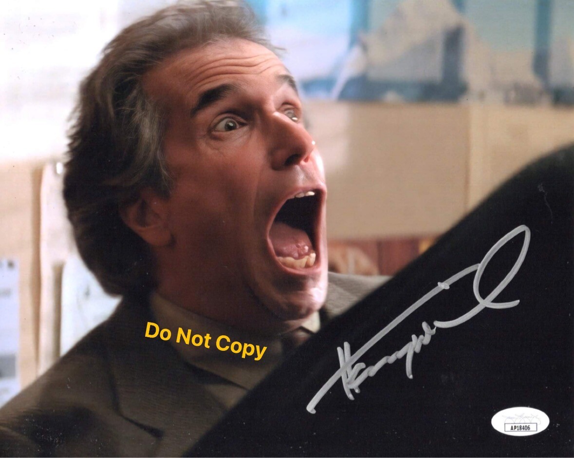 HENRY WINKLER signed 8x10 Photo SCREAM 1996 Principal Arthur Himbry ...