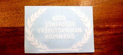 Saleen SCCA ENDURANCE MANUFACTURERS CHAMPIONSHIP Decal | eBay