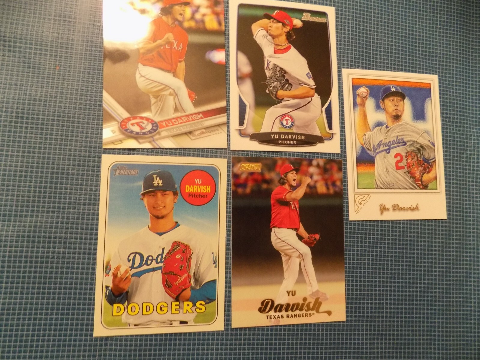 Yu Darvish Baseball Card Lot of 5 Different | eBay