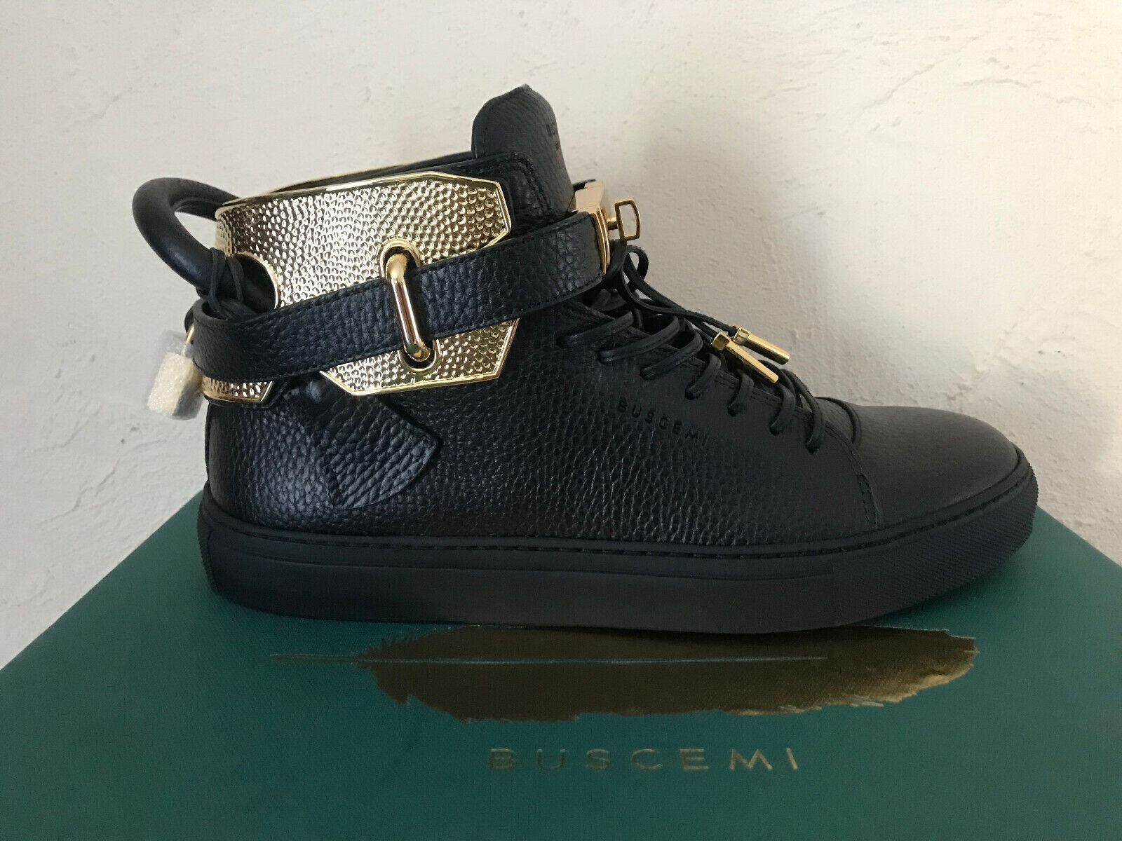 Buscemi- Sneakers - 100MM HAMMER - Black Leather - New -shoe Size 44 Eu ...