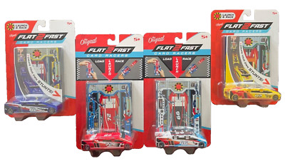 LUKI LAB THE ORIGINAL FLAT2FAST CARD RACERS Yellow Blue Red White NEW ...