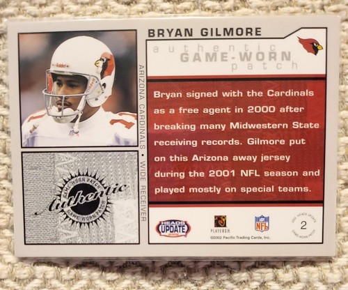 2002 Pacific Heads Update - Game-Worn Bryan Gilmore #2 Patch /250 (MEM, RC) for sale online | eBay