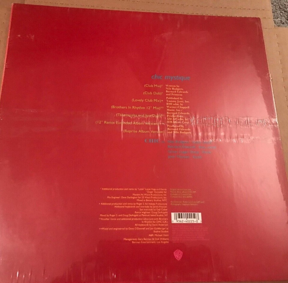 CHIC ~ Chic Mystique ~ 12” Vinyl Single ~ SEALED~1982 Warner Brothers ...