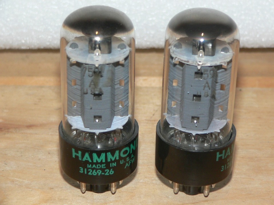 2 Sylvania 7591A Tubes- USA 1969-Hammond branded-SAME CODE | eBay