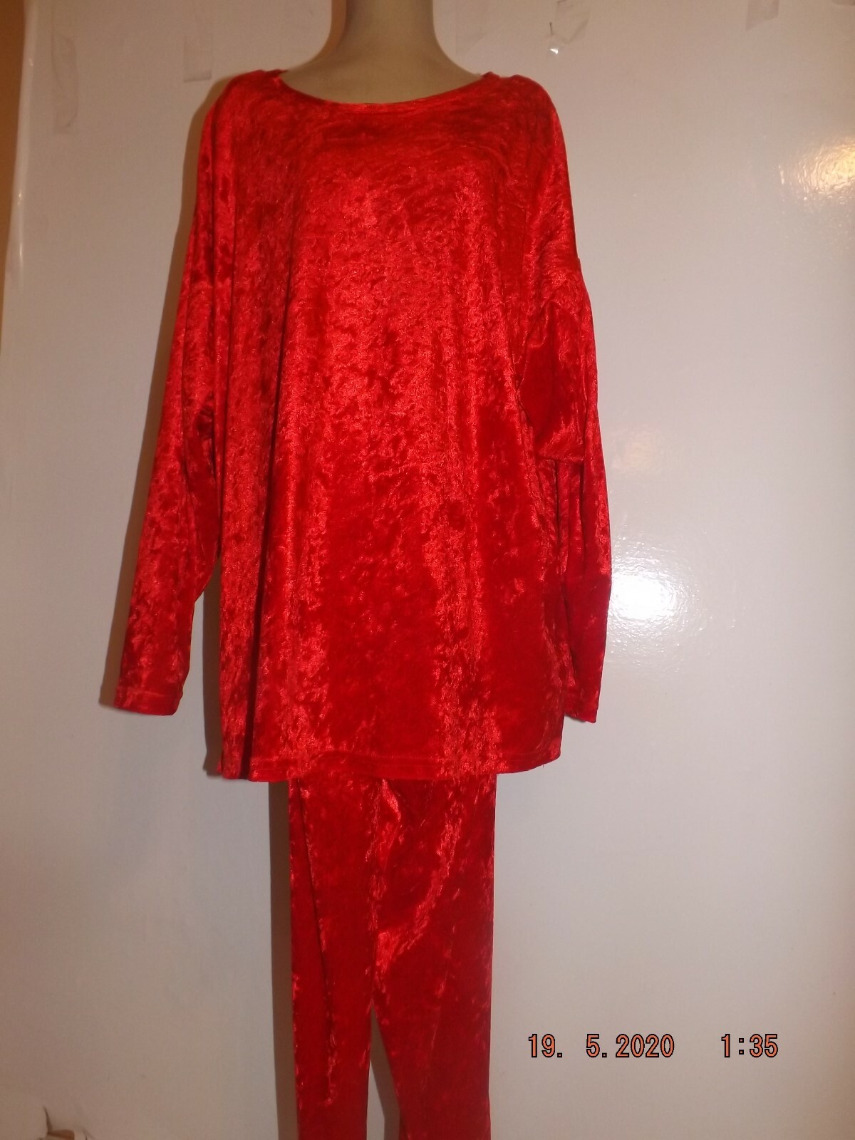 VINTAGE FASHION CODE TUNIC STYLE PLUS SIZE Top & Pants 2 Piece Set DRY ...