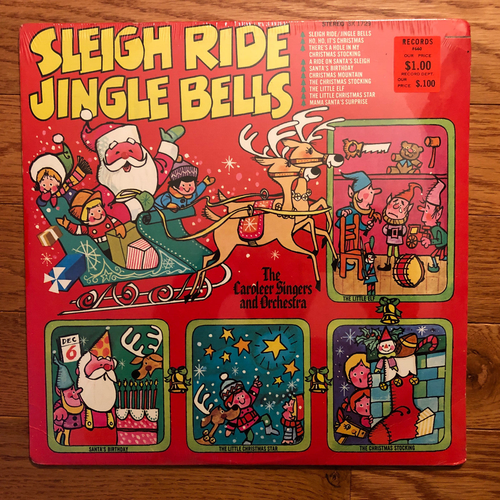 The Caroleers - Sleigh Ride Jingle Bells LP Santa Christmas 1973 Still ...