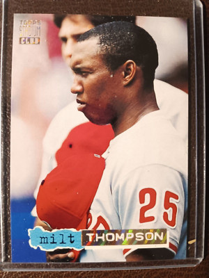 MILT THOMPSON PHILLIES 1994 TOPPS STADIUM CLUB BASEBALL CARD #555 | eBay