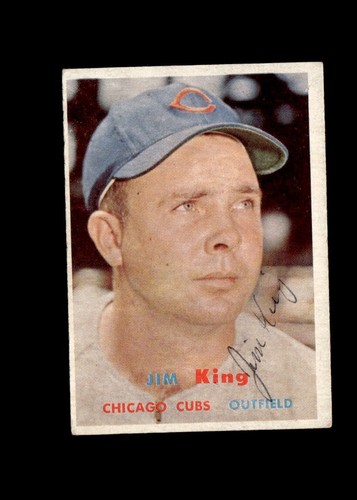 Jim King 1957 Topps Cubs authentic autographed card | eBay