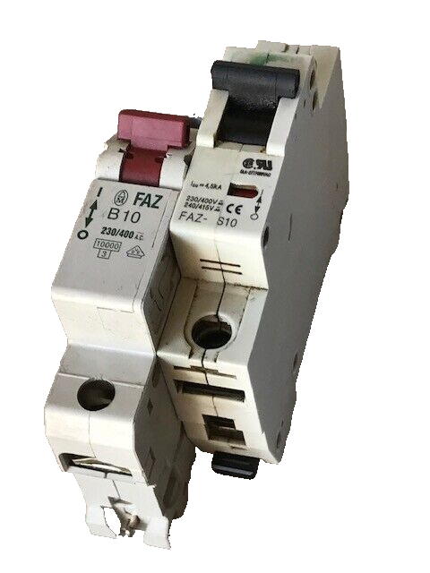 Moeller FAZ-B10 + FAZ-S10 Leitungsschutzschalter 10A CNC-Maschinen ...