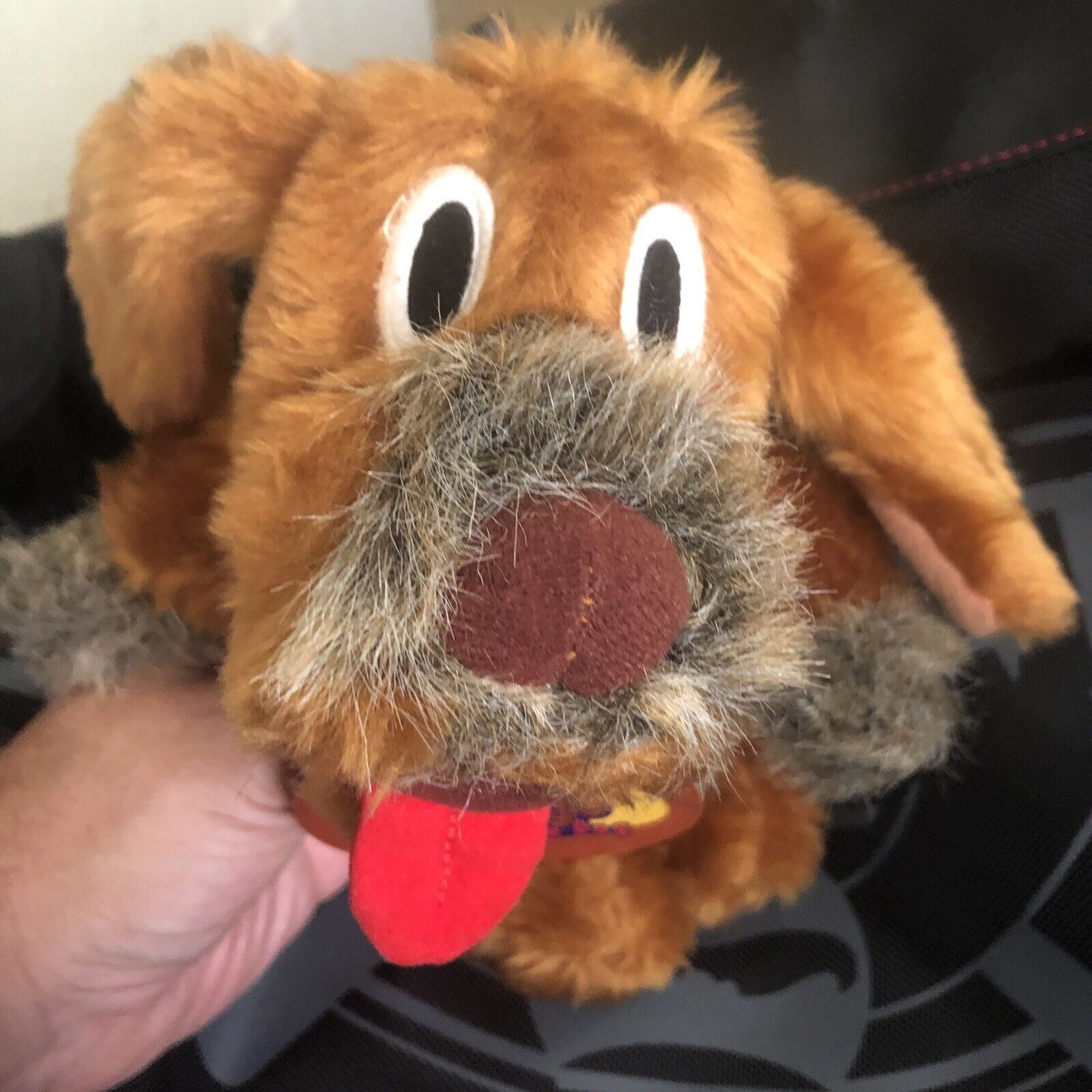1997 The Wiggles Plush Wags The Dog Brown Shaggy Fur ‘W’ Belly Original ...