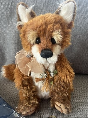 Charlie Bears Artist Bear Balderdash Fox Mohair Isabelle Lee | eBay UK