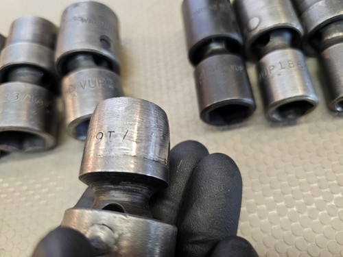 Mac Tools 7/16"-15/16" 9 Pc 1/2" Drive Impact Swivel Socket Set | eBay