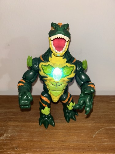 8” Beast Lab Dino Creator Raging Raptor Figure RARE HTF Lights and ...