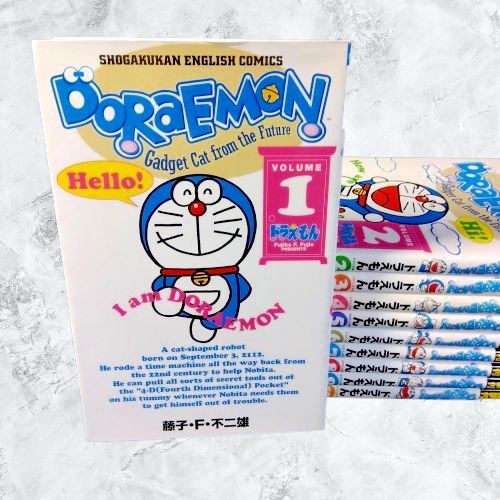 Doraemon English Translation Version Vol. 1-10 Comic Book Lot Set Anime ...