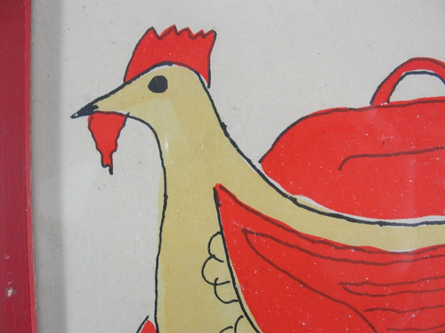 SOOVIA JANIS JACQUE PATI CHICKEN IN BREAD PAN KITCHEN ART RECIPE SIGNED ...