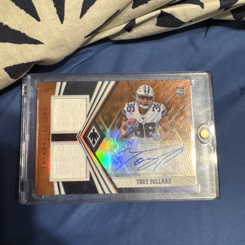 2019 Panini Phoenix - Rps Rookie Auto Dual Tony Pollard #RDA-TP Jersey ...