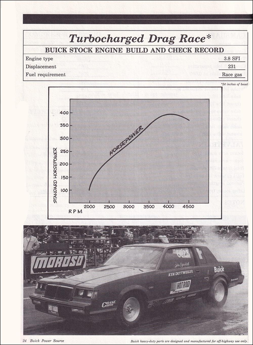 MINT ORIGINAL Buick Performance V6 Parts and Racing Book 1983 1984 1985 ...