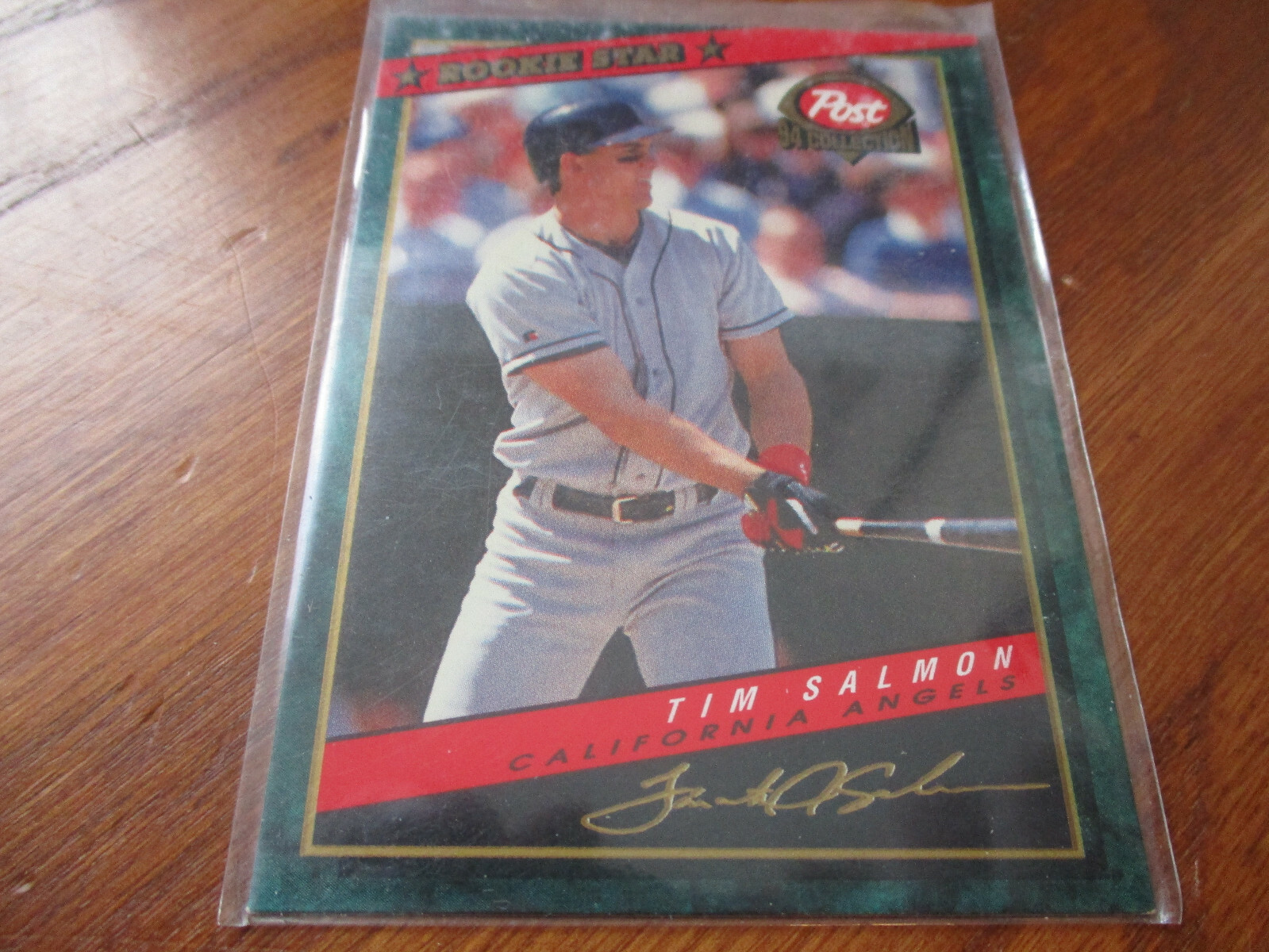 tim salmon (california angels of) 1994 post ROOKIE STAR CARD #26 of 30 ...