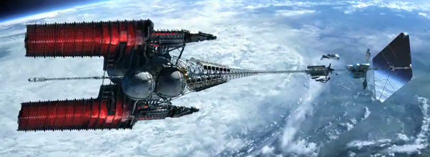 Interstellar Vehicle Venture Star Avatar ISV Spacecraft Desk Wood Model ...