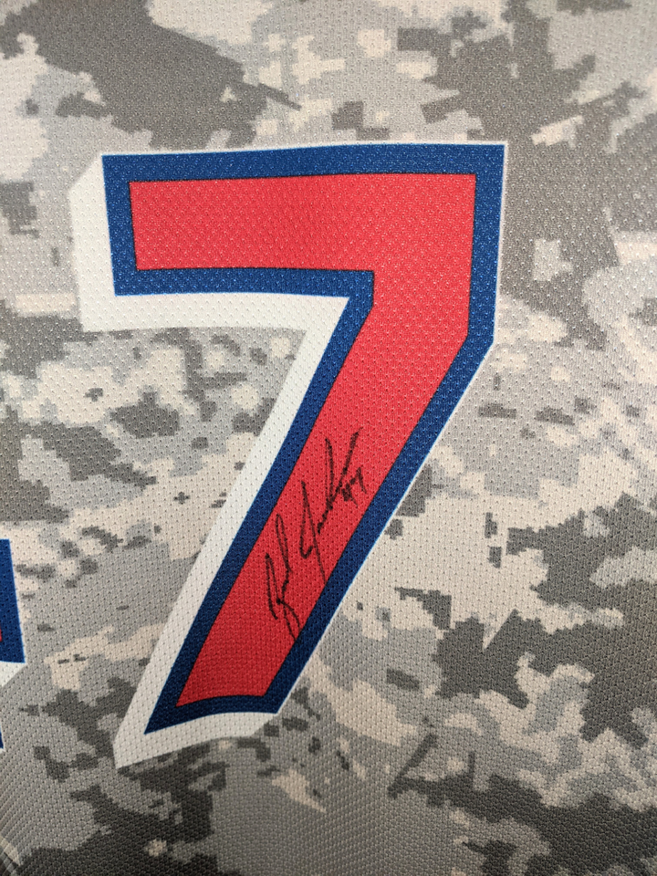 Rare ROUND ROCK EXPRESS Signed Game Jersey 2012 Military Night Sz. 50 ...