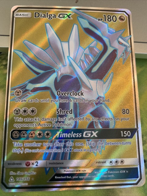 Pokémon TCG Dialga GX Sun & Moon: Ultra Prism 146/156 Holo Full Art for ...