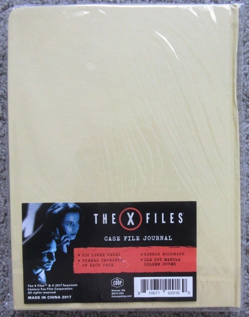 The X Files Case Journal - 2017 for sale online | eBay