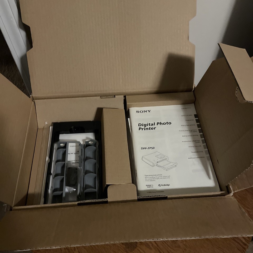 Sony Picture Station Digital Photo Printer DPP-FP50 - NIB | eBay