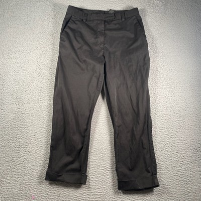 Express Dress Pants Women's 7/8 Black Athletic Classic Fit Business ...