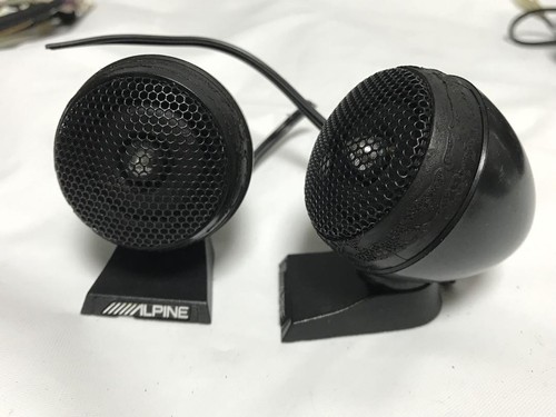 Alpine Tweeter Set Of 2 Black | eBay