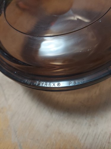 Vtg Corning Ware PYREX Vision Amber Saucepan .5 L w/ PYREX Lid P81C USA | eBay
