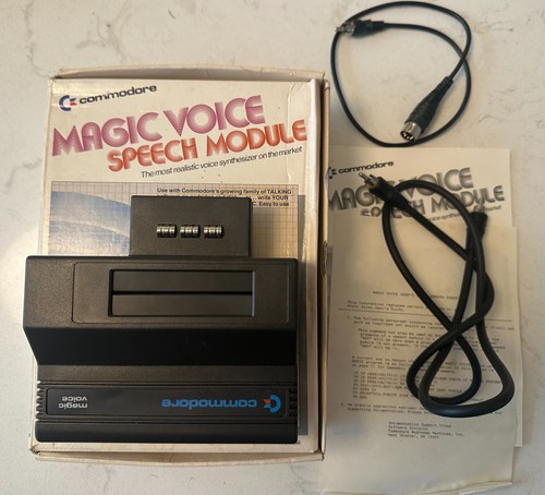 Magic Voice Speech Cartridge for Commodore 64 Vintage Computer RCA ...