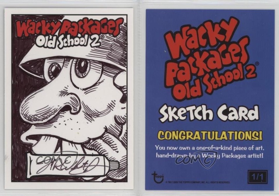 2009 Topps Wacky Packages Old School Series 2 1/1 Fred Wheaton Auto ...