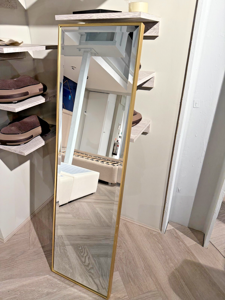 John Lewis Mirror - Gold Edged Bevelled Mirror | eBay UK