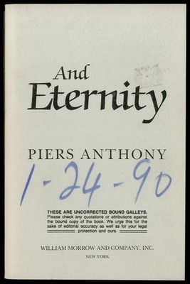Piers ANTHONY / And Eternity 1990 | eBay