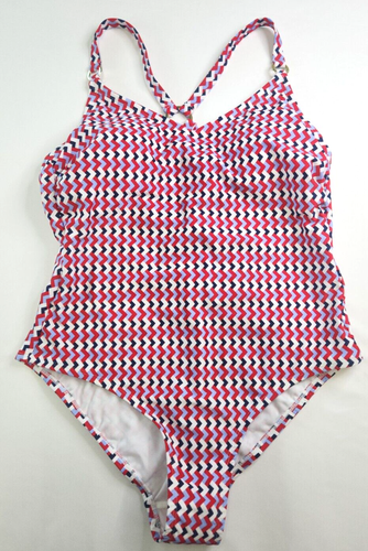 Kona Sol Womens Multi Red Wide Ribbed Ring Medium Coverage 1 Pc ...