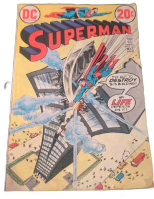 Vintage Superman March 1973 Number 262 DC Comic Book P985 Clean Issue ...