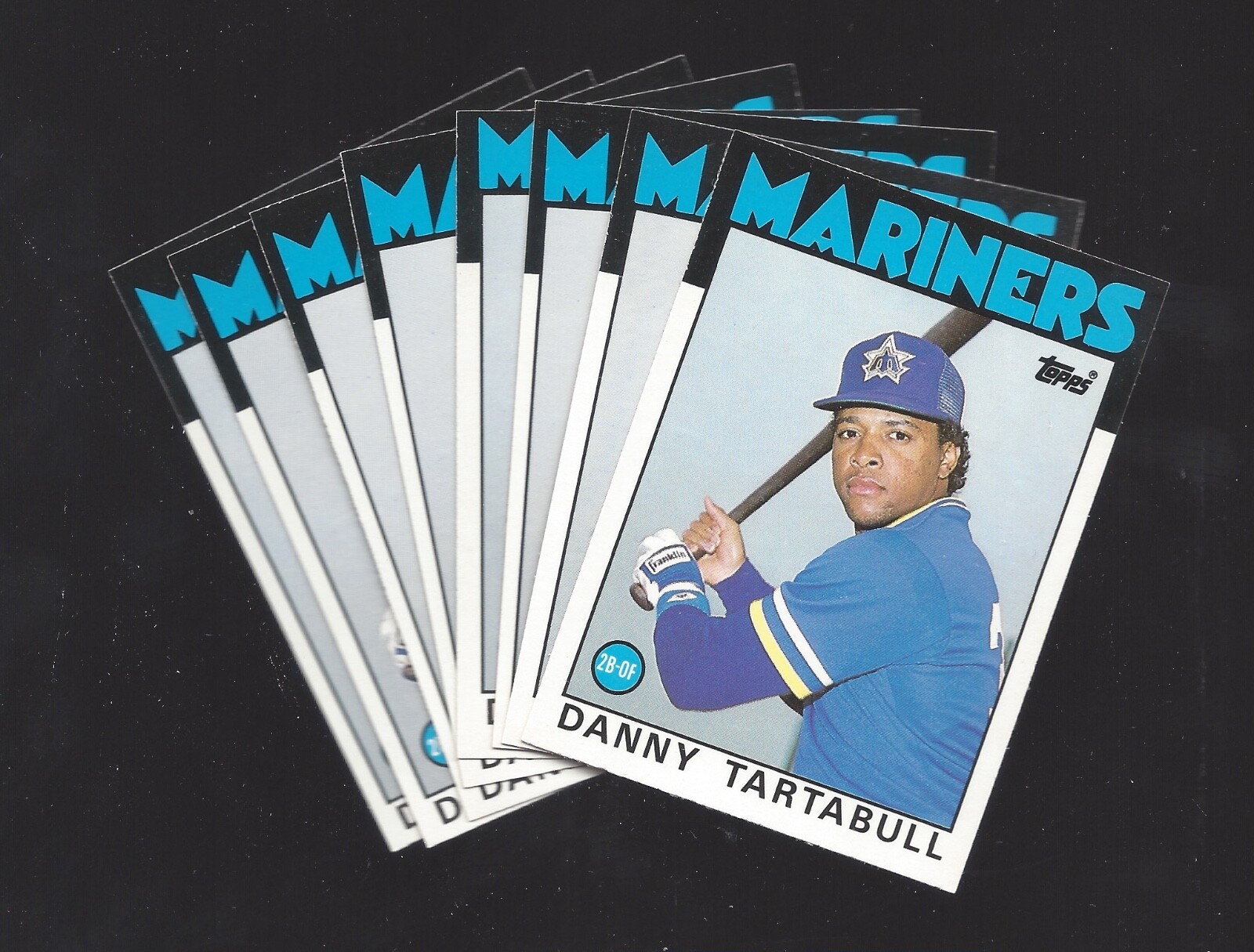 1986 TOPPS TRADED #108T DANNY TARTABULL ROOKIE CARD MINT LOT OF 8 .99 ...