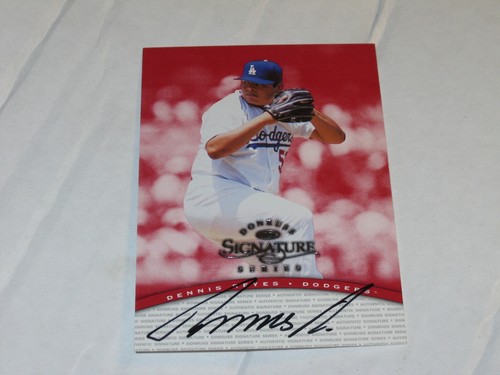 Dennis Reyes Autographed Donruss Baseball Card | eBay