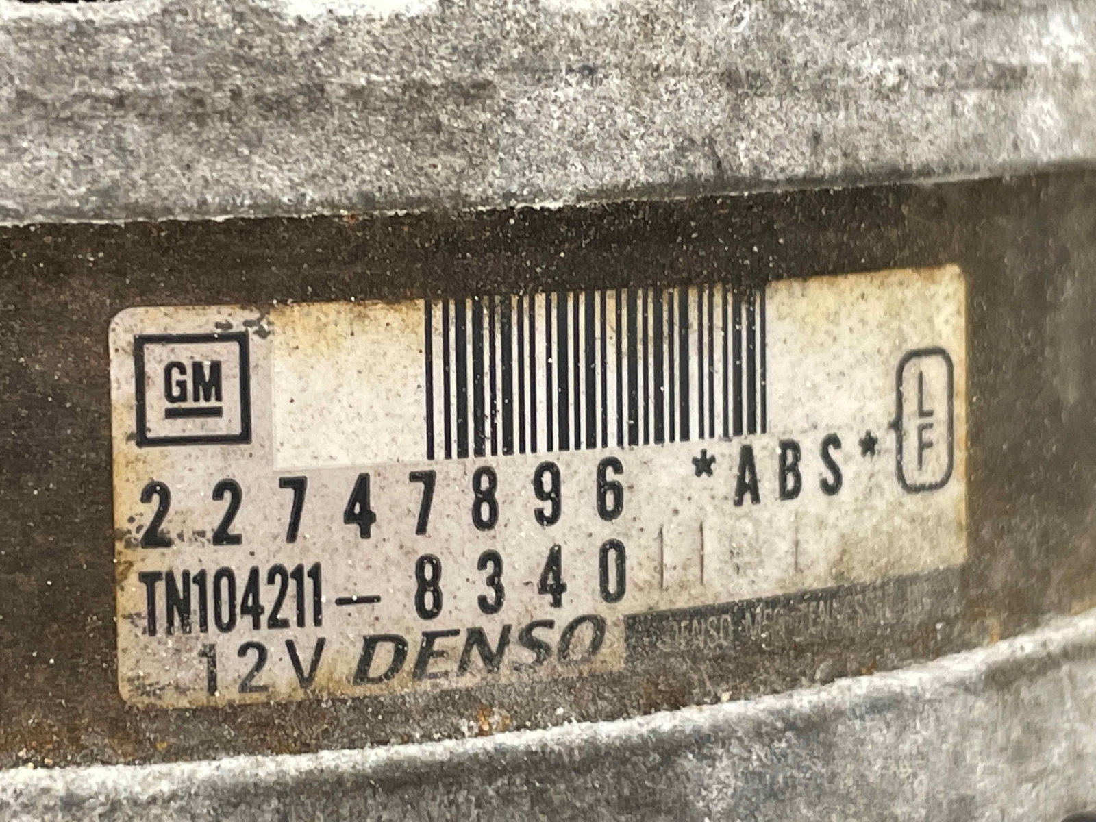 GM DENSO Alternator 12 Volt 22747896 Tn104211 for sale online | eBay