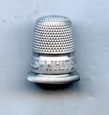 Vintage White Sewing Machines Advertising Sewing Thimble 1" !!! | eBay