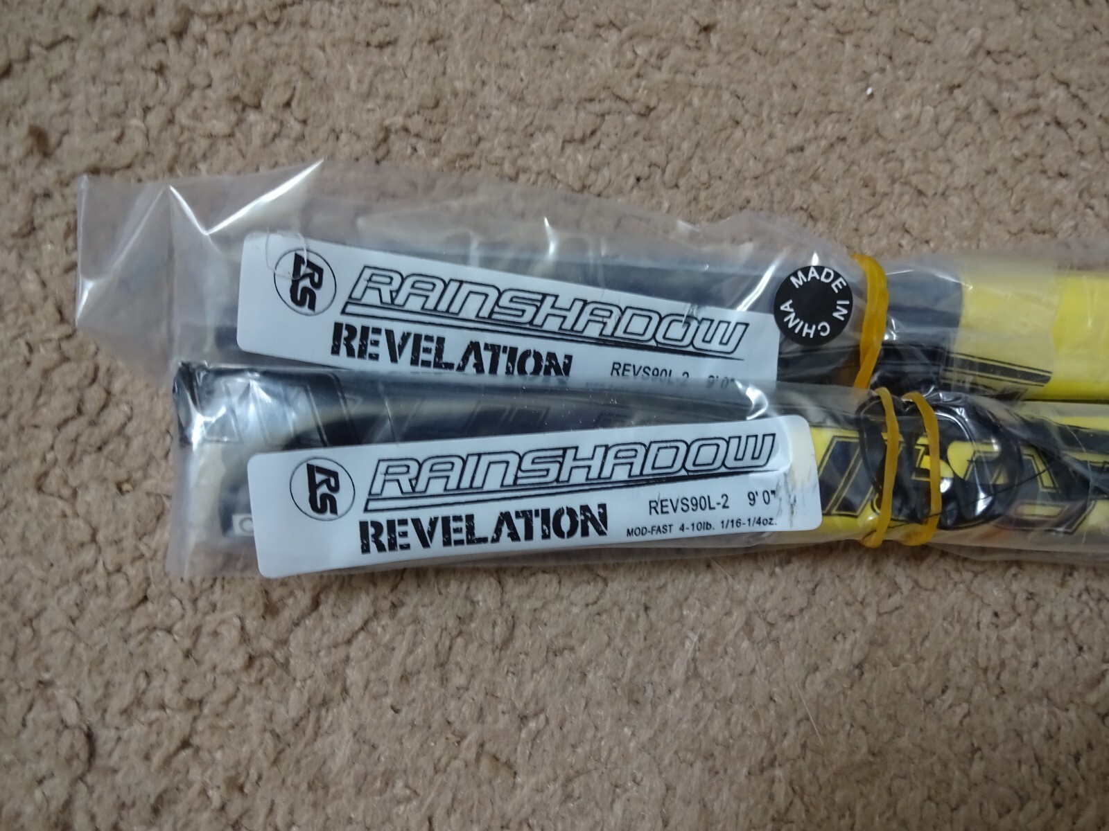 2 Rod Building Wrapping Rainshadow Revelation REVS90L-2 Spinning Blanks ...