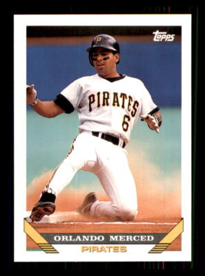 1993 Baseball Topps Orlando Merced Pittsburgh Pirates #378 | eBay