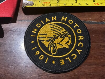Indian motorcycles. EMBROIDERD-PATCH BIKER VEST PATCH 8 cm | eBay Australia