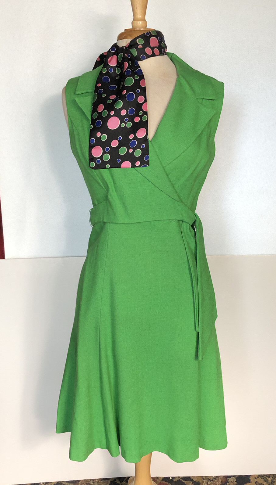 VTG David Warren DW3 Size C (Small) Green 60/70s Dres… - Gem